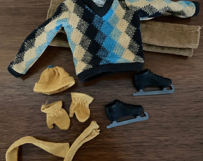 Vintage Ken Doll Outfit, 1960's Ken Fun on Ice, Item 791, Ken Clothes ...