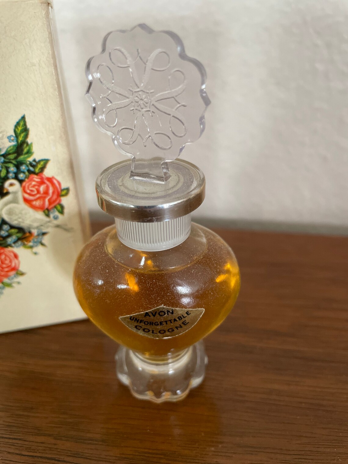 Vintage Avon Cologne Bottle 1960's Avon Unforgettable - Etsy