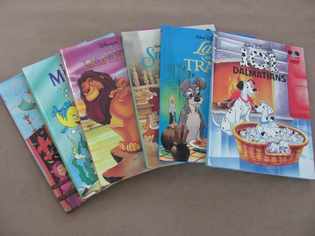 Vintage Disney Books, 1990's Disney's Wonderful World of Reading, Lion ...