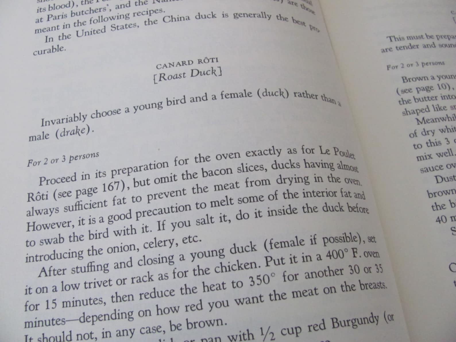 Vintage French Cookbook 1970's A Paris Cookbook F.L. | Etsy