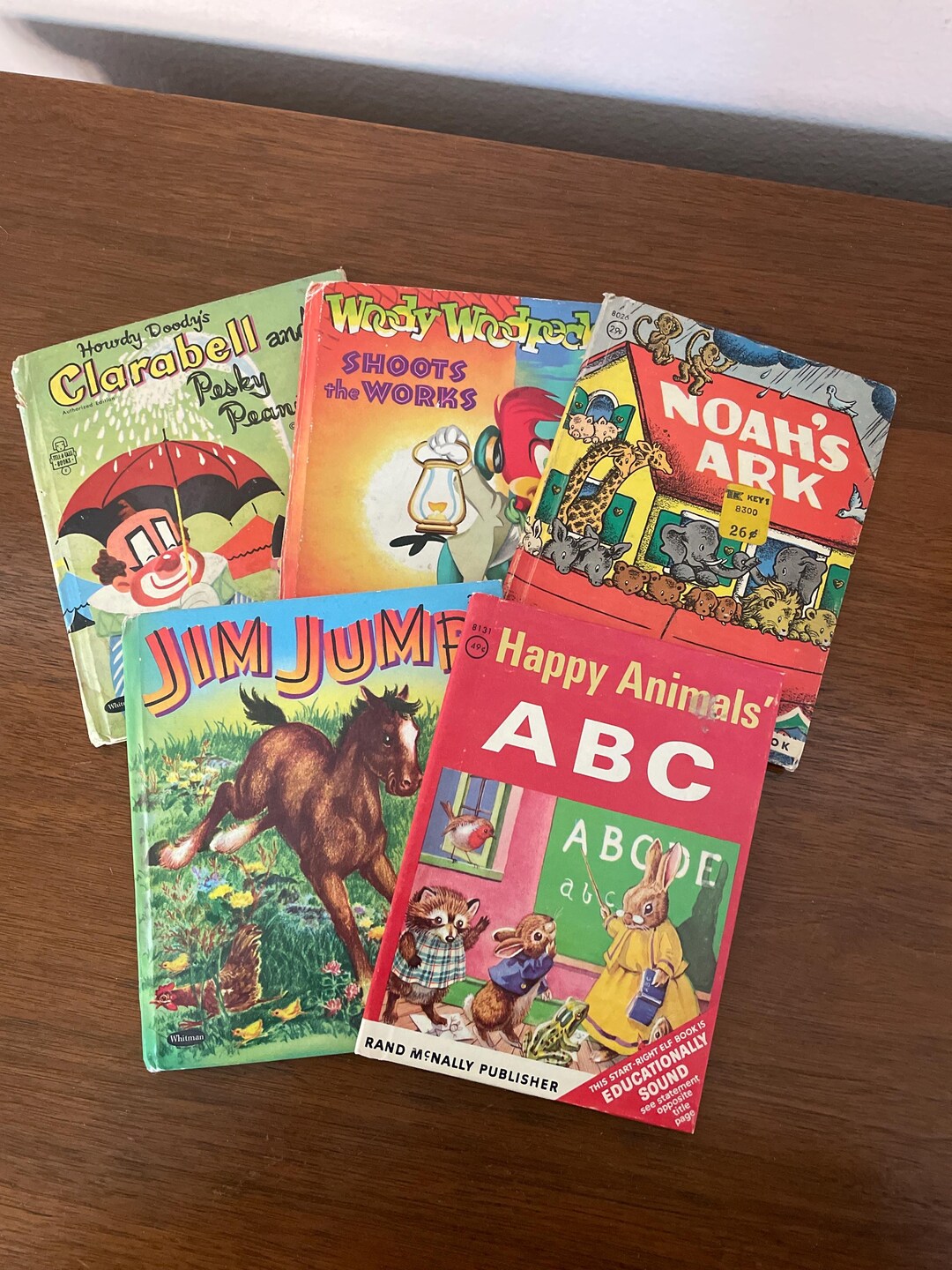 Vintage Kids Book Lot, 1950's Whitman, Rand Mcnally Children Story ...