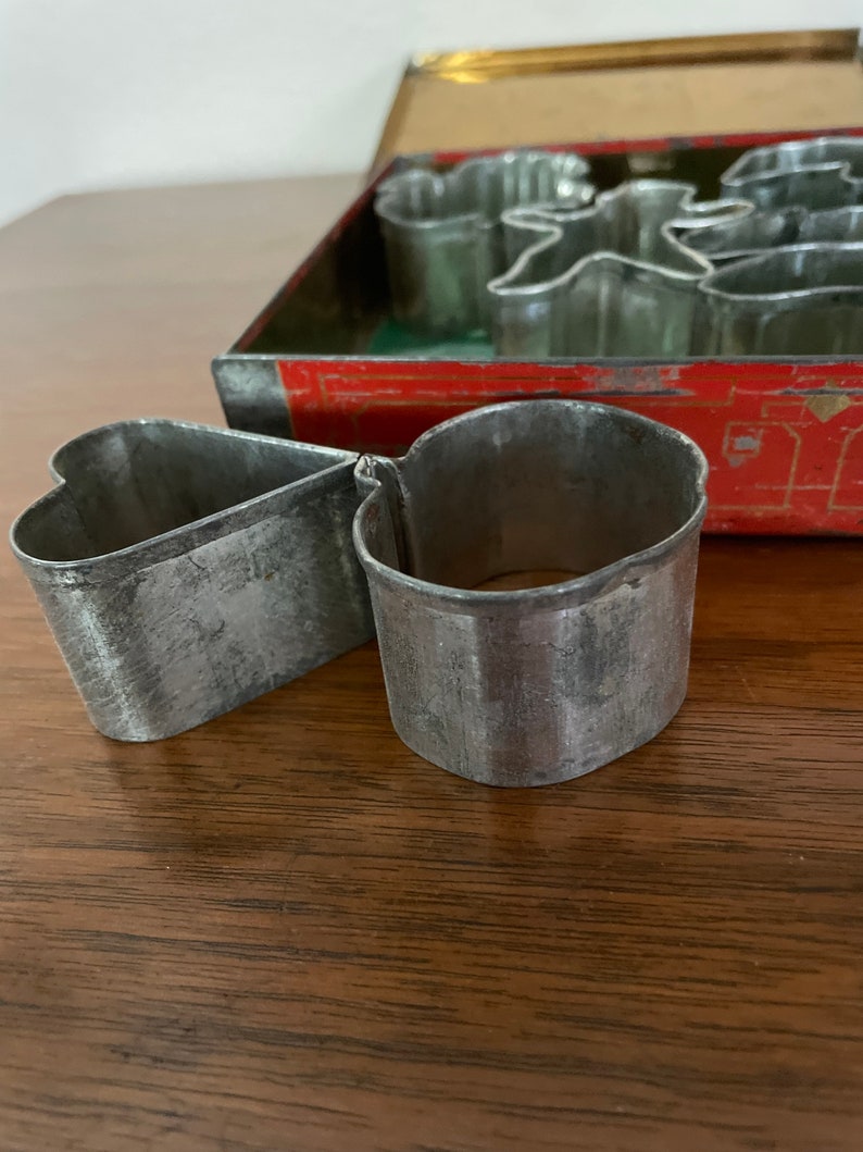 Vintage Holiday Christmas Cookie Cutters 1920's Dixon - Etsy