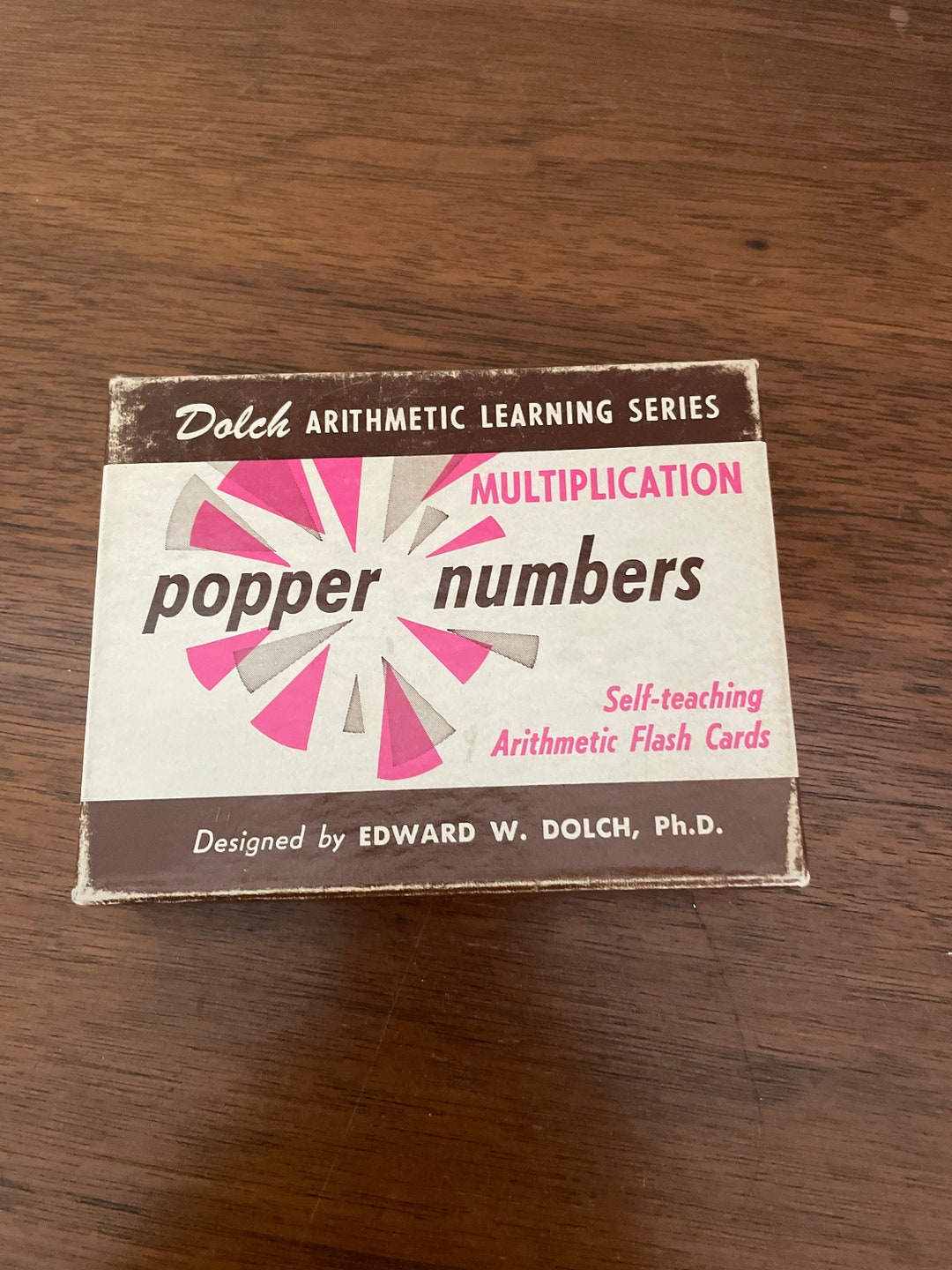 Vintage Arithmetic Flash Cards, 1950's Dolch Multiplication Flash Cards ...