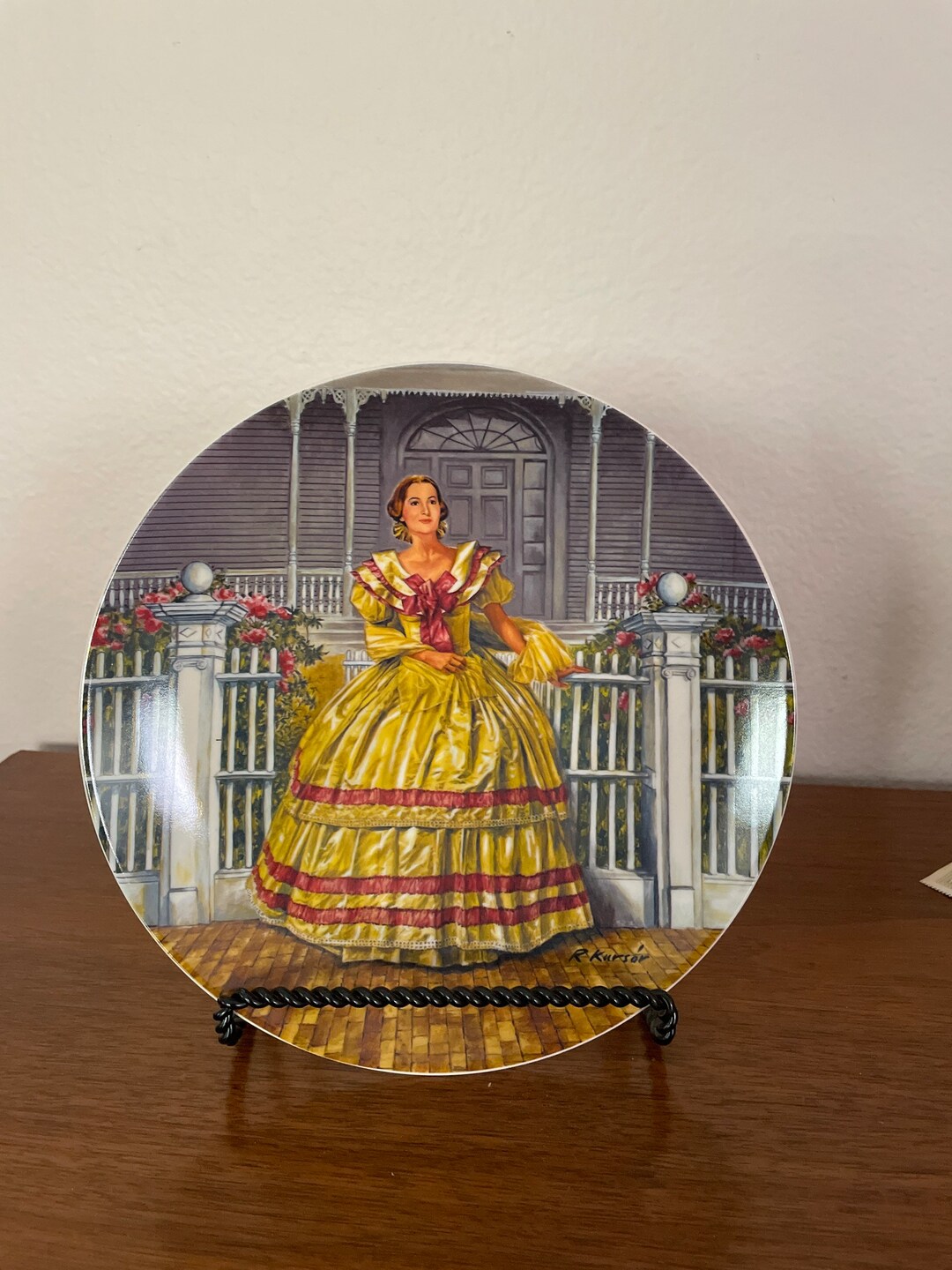 Vintage Gone With the Wind Collectible Plate, 1980's Bradford Exchange ...