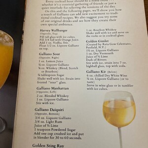 Vintage Recipe Booklet Lot, 1970's Kahlua, Cordial, and Liquore Cooking ...