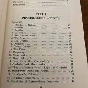 Vintage Birth Control Book, 1950's the Rhythm of Sterility and ...