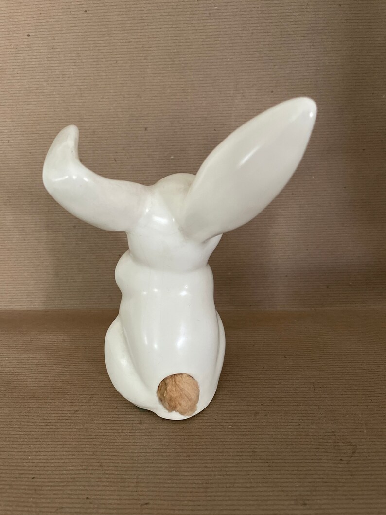 Vintage White Rabbit Bunny Figurine 1950's Rabbit Bunny - Etsy