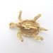 Vintage Turtle Brooch Pin 1960's Mamselle Gold Turtle - Etsy