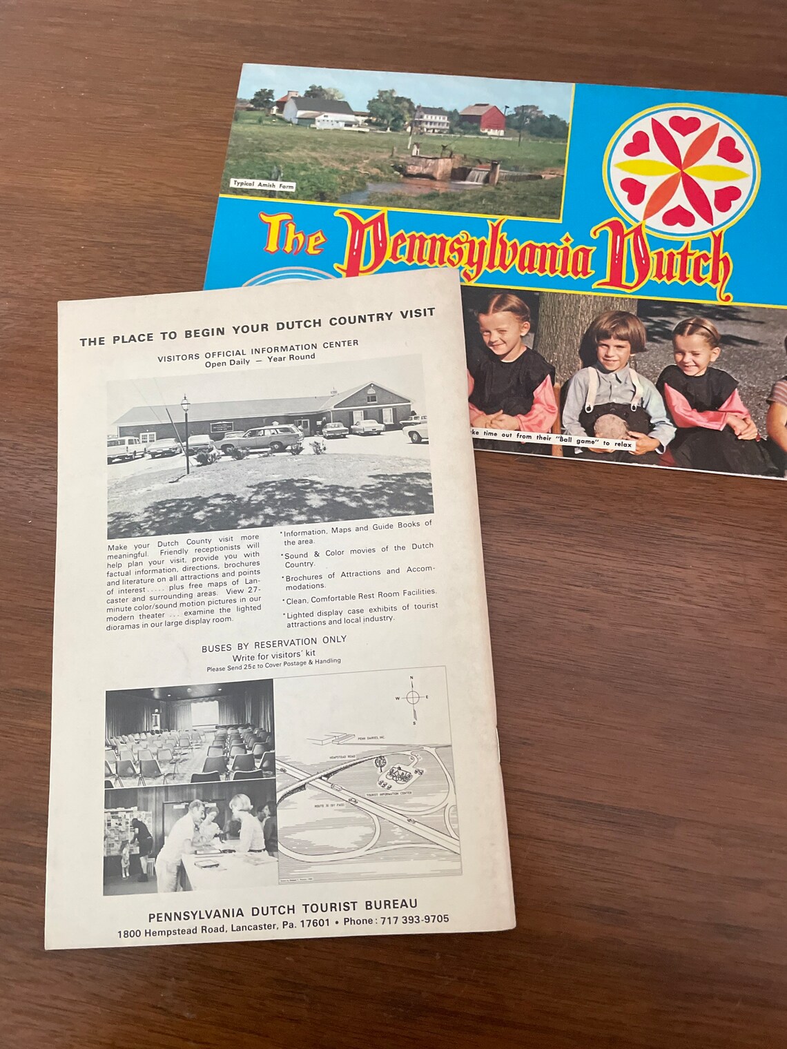 Vintage Pennsylvania Dutch Travel Booklets, 1970's Amish Guide Books ...