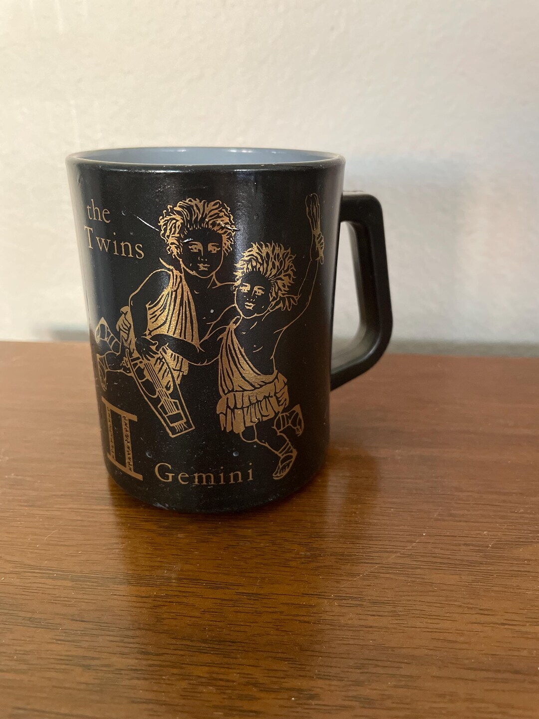 Vintage Gemini Mug, 1970's Federal Glass Gemini Mug, Zodiac Sign ...