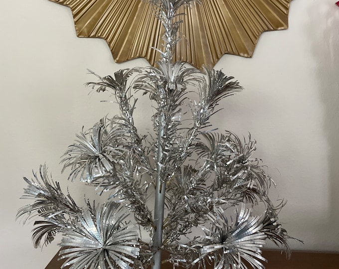 Vintage Aluminum Christmas Tree, 1960's Famous Keystone Corp, Silver ...
