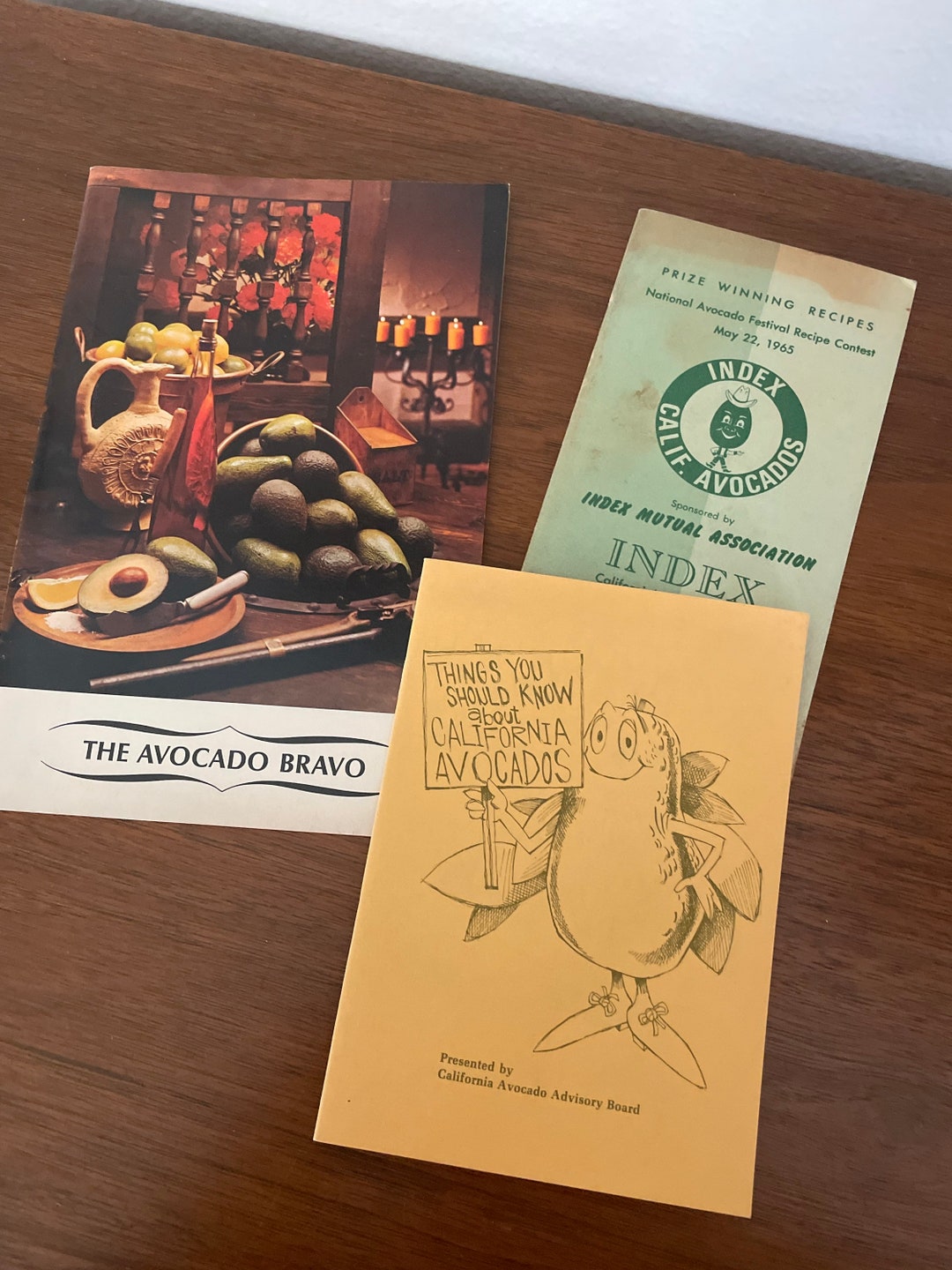 Vintage Avocado Recipe Booklets 1970's the Avocado Bravo Cookbook, 1970 ...