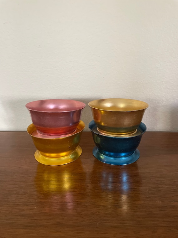 Vintage Aluminum Bowls 1950's Bascal Aluminum Ice Cream | Etsy