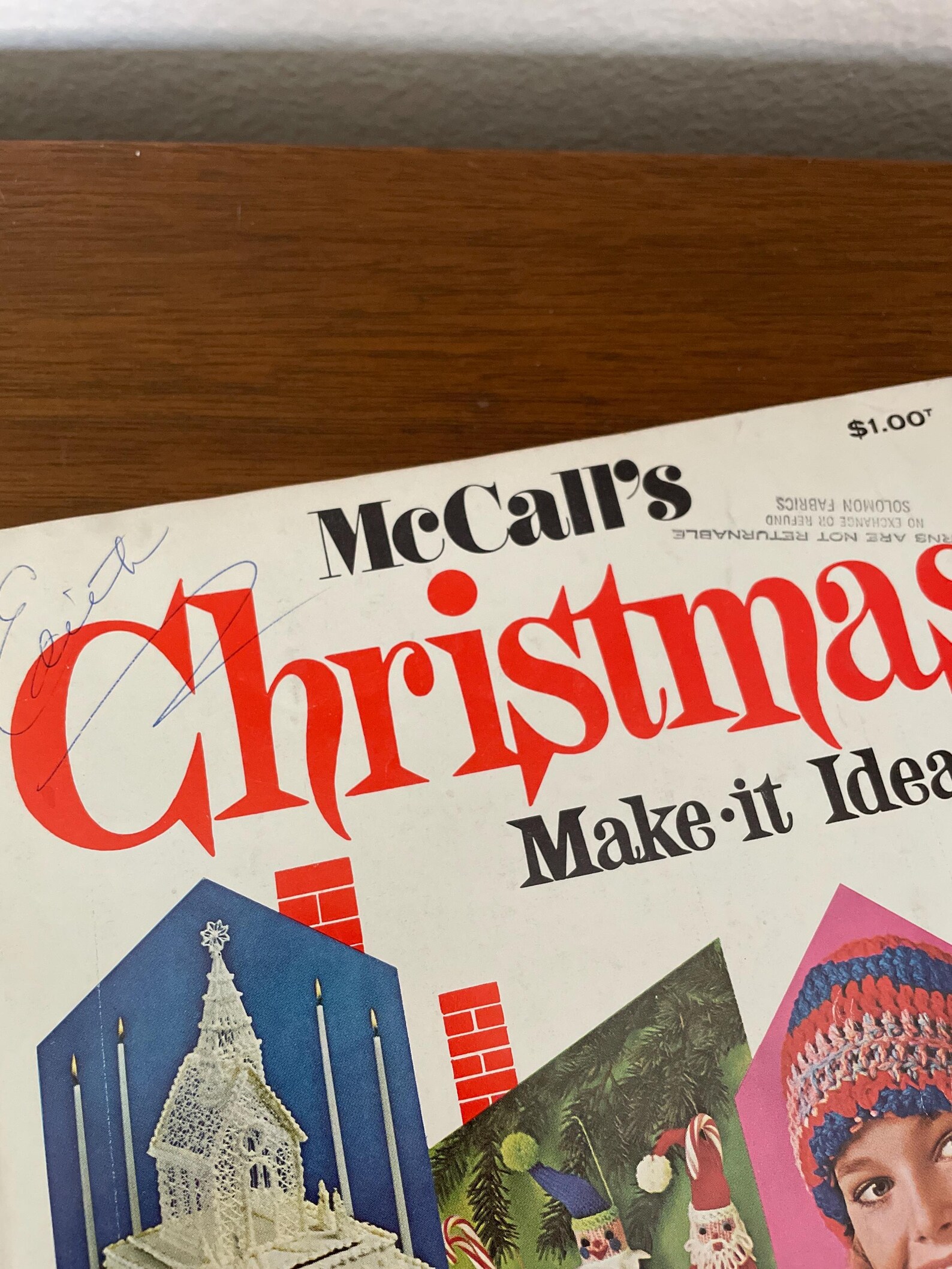 Vintage Christmas Crafting Magazines, 1960's, 1970's Mccalls Christmas ...