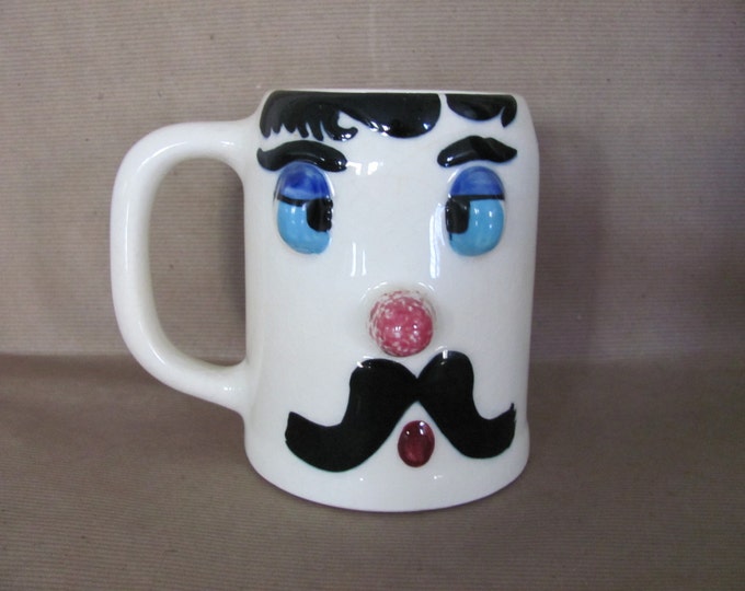 Vintage Cockeyed Charlie Mug, 1940's Muggsy, Ceramic Mug, Coffee Cup ...