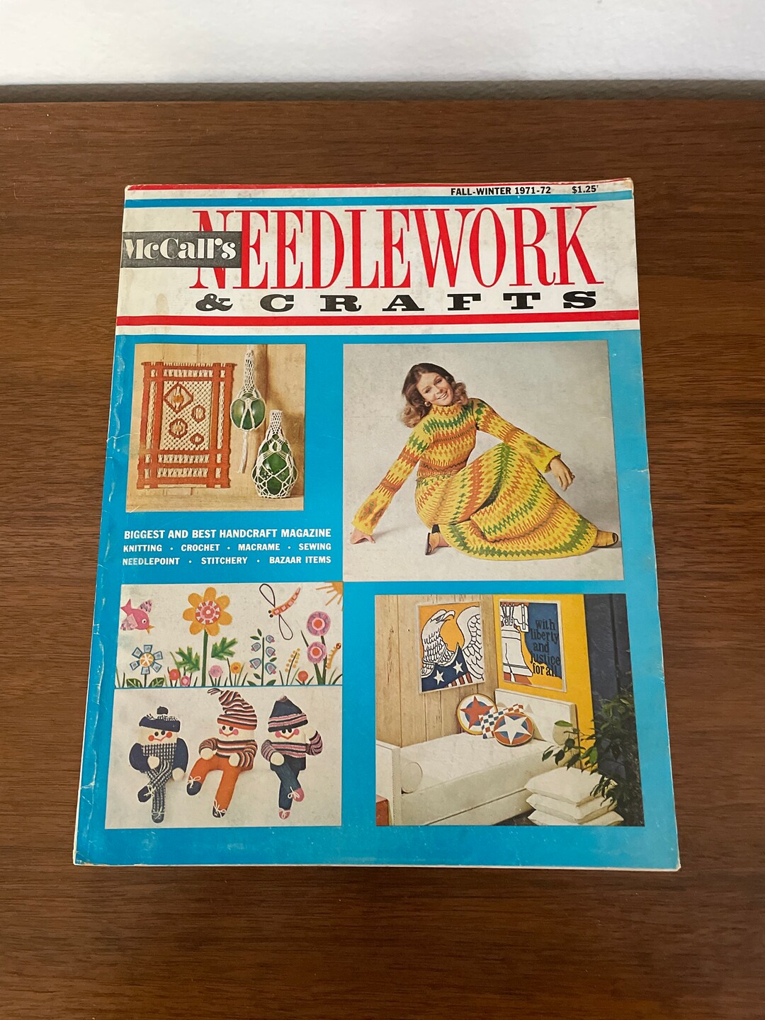 Vintage 1970's Mccall's Needlework and Crafts Magazine, Fall-winter ...
