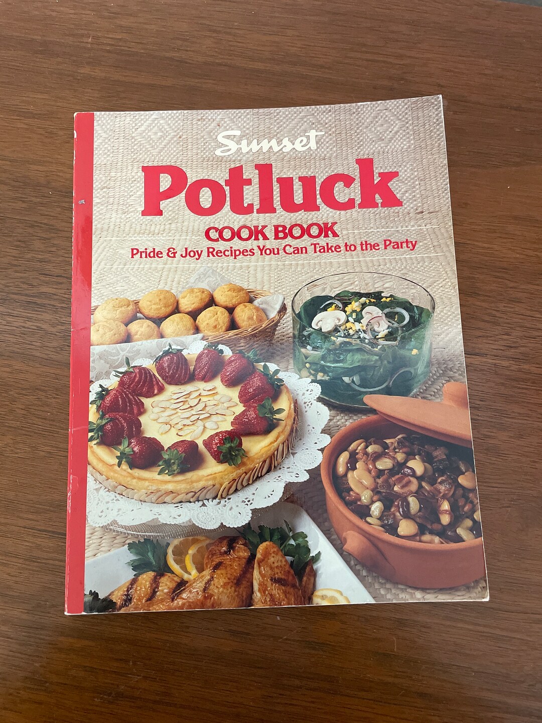 Vintage Potluck Cookbook, 1980s Sunset Potluck, Party and Potluck ...