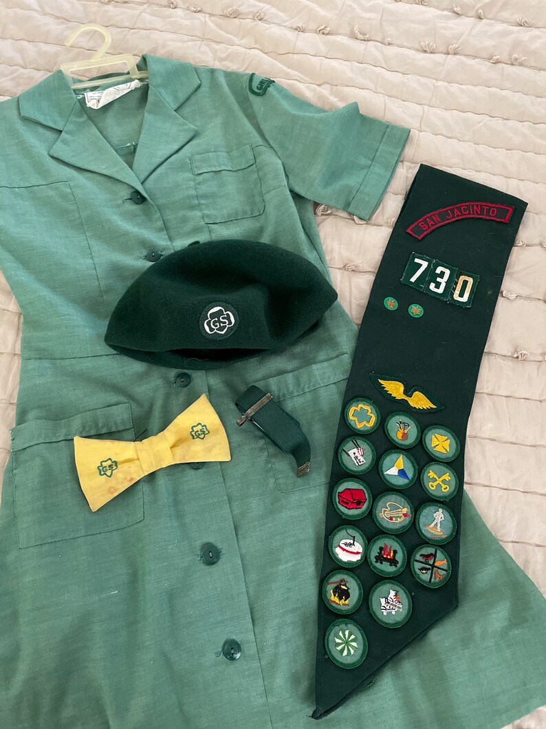 Vintage Girl Scout Outfit 1960's Official Girl Scout - Etsy