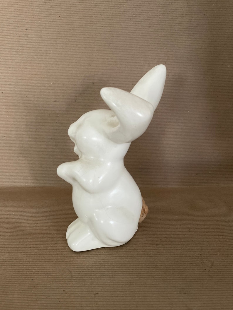 Vintage White Rabbit Bunny Figurine 1950's Rabbit Bunny - Etsy