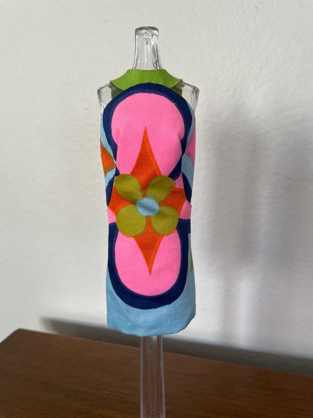 Vintage Barbie Mod Outfit, 1960's Mod Barbie Sunflower Dress, Shoes ...