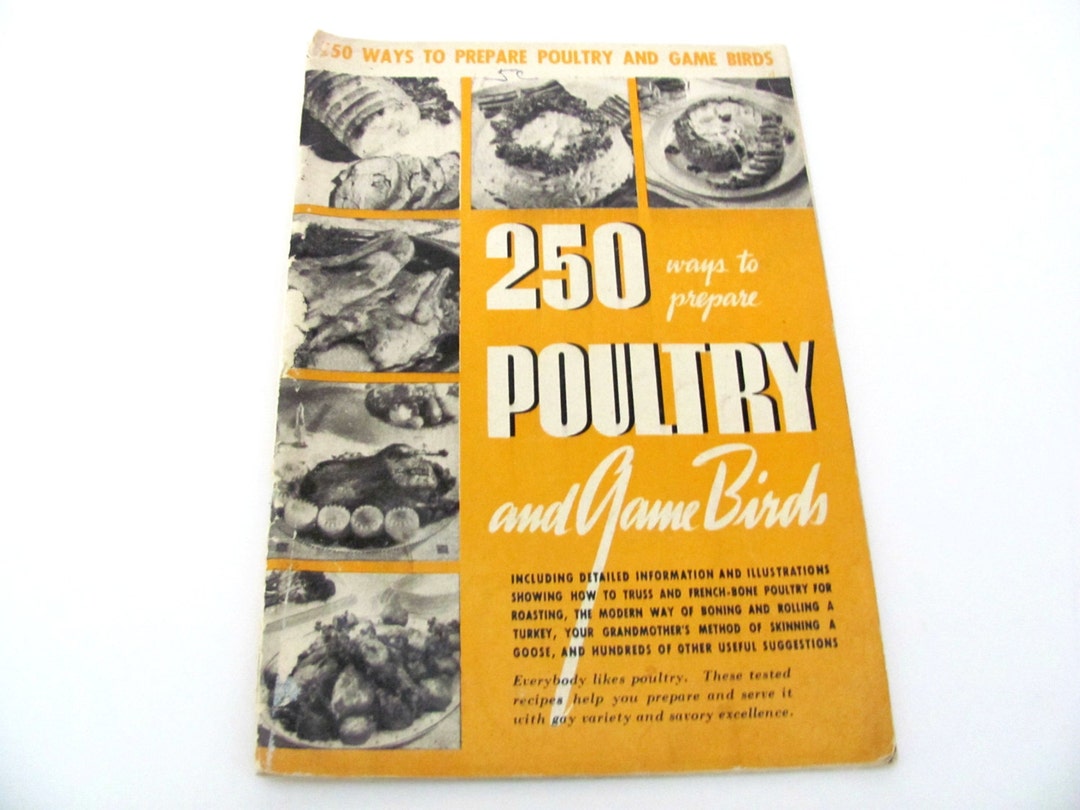 Vintage Poultry Recipe Booklet, 1940s Culinary Arts Institute, Vintage ...