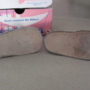 Vintage Baby Shoes, 1950's Wee Walkers Baby Walking Shoes, White ...