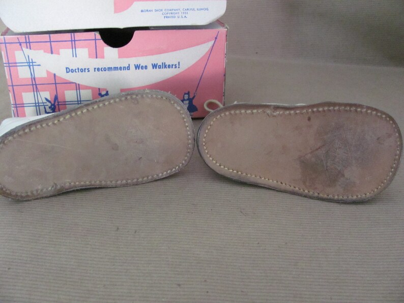 Vintage Baby Shoes 1950's Wee Walkers Baby Walking Shoes - Etsy