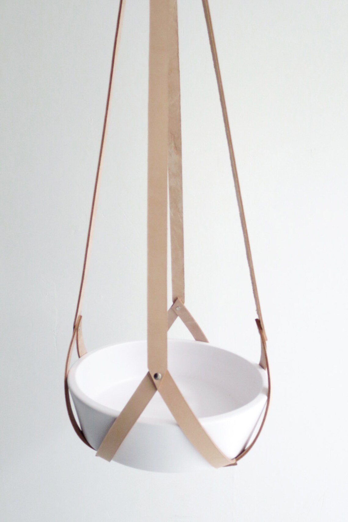 Artisanal Hanging Basket large Minimalist Hanging Planter - Etsy