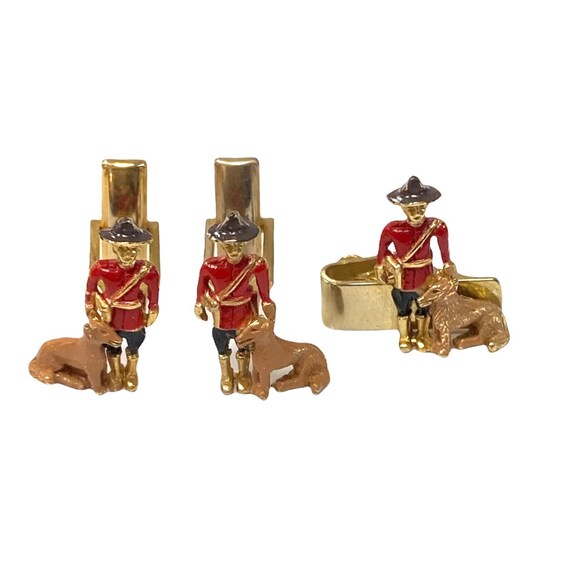 1960's Vintage Sarah Coventry Royal Mounties With Dog Cuff | Etsy