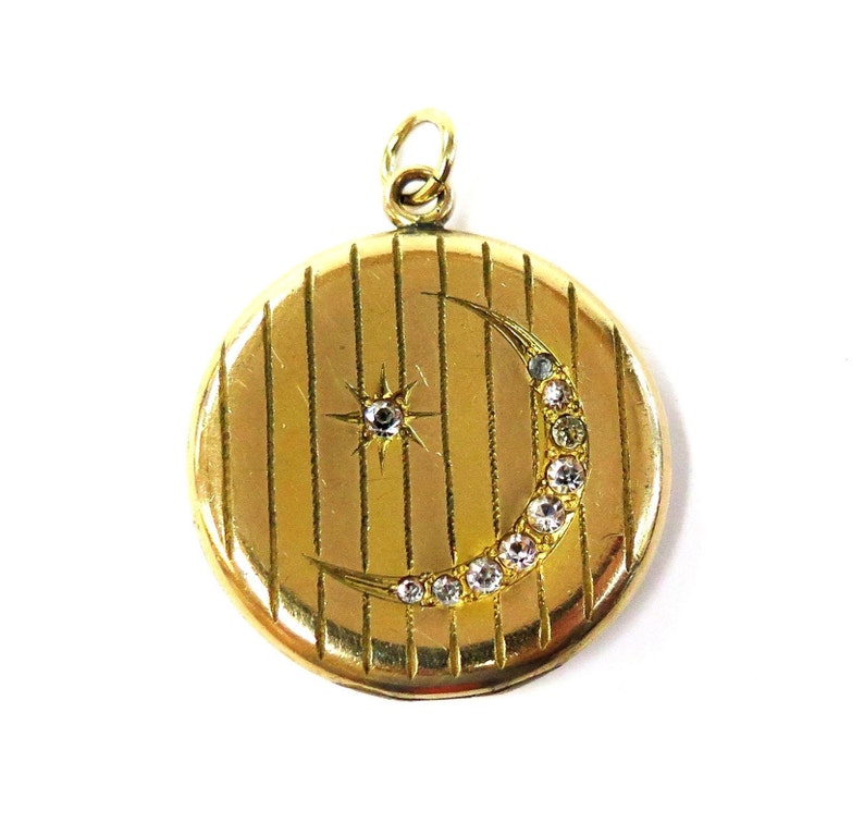 Antique Early 1900s Locket Moon And Star With Rhinestones Etsy antique-early-1900s-locket-moon-and-star-with-rhinestones-etsy