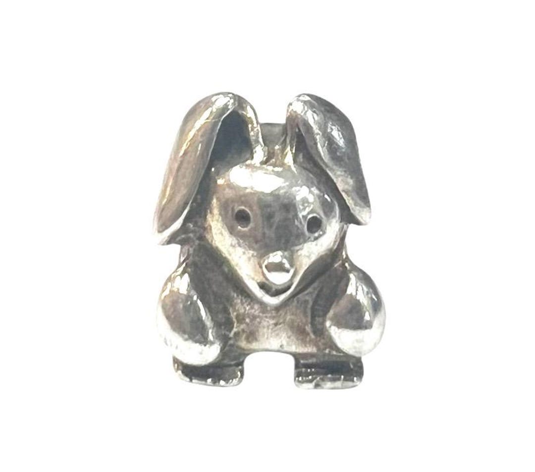 Pandora Bunny Charm in Sterling Silver - Etsy