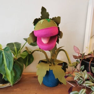 Felt Audrey 2. Little Shop of Horrors Audrey 2. Audrey Two Model in a ...