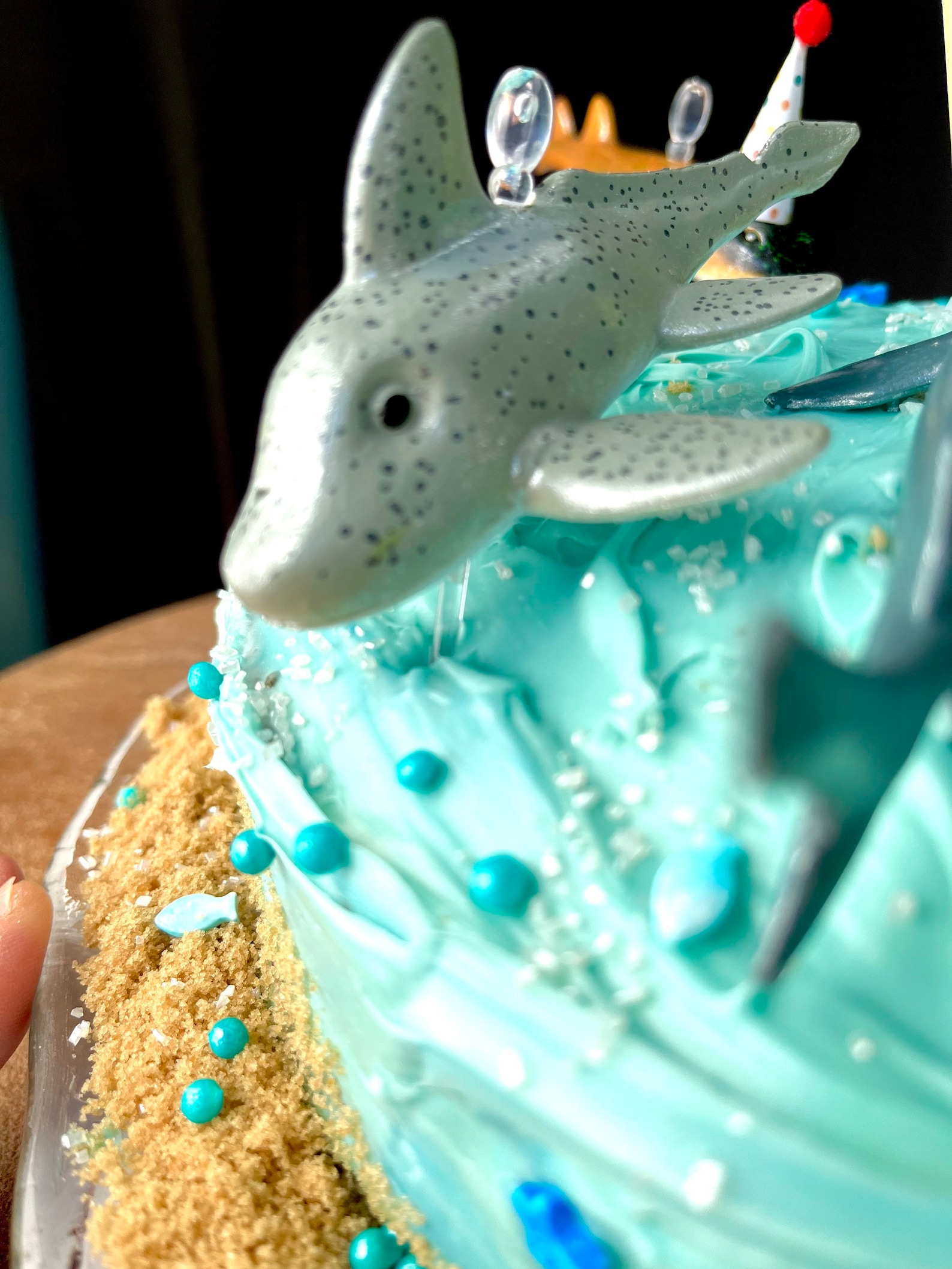 Shark Birthday Cake Topper Ocean Sharks Party Birthday Shark - Etsy