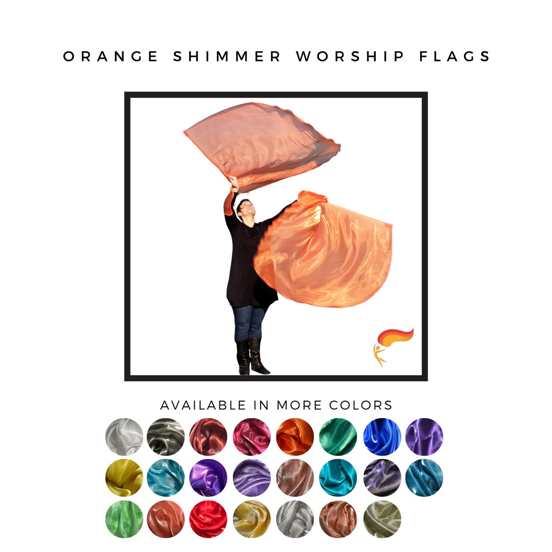 SHIMMER Worship Flags / Catch the Fire Worship Flags / Single Layer ...