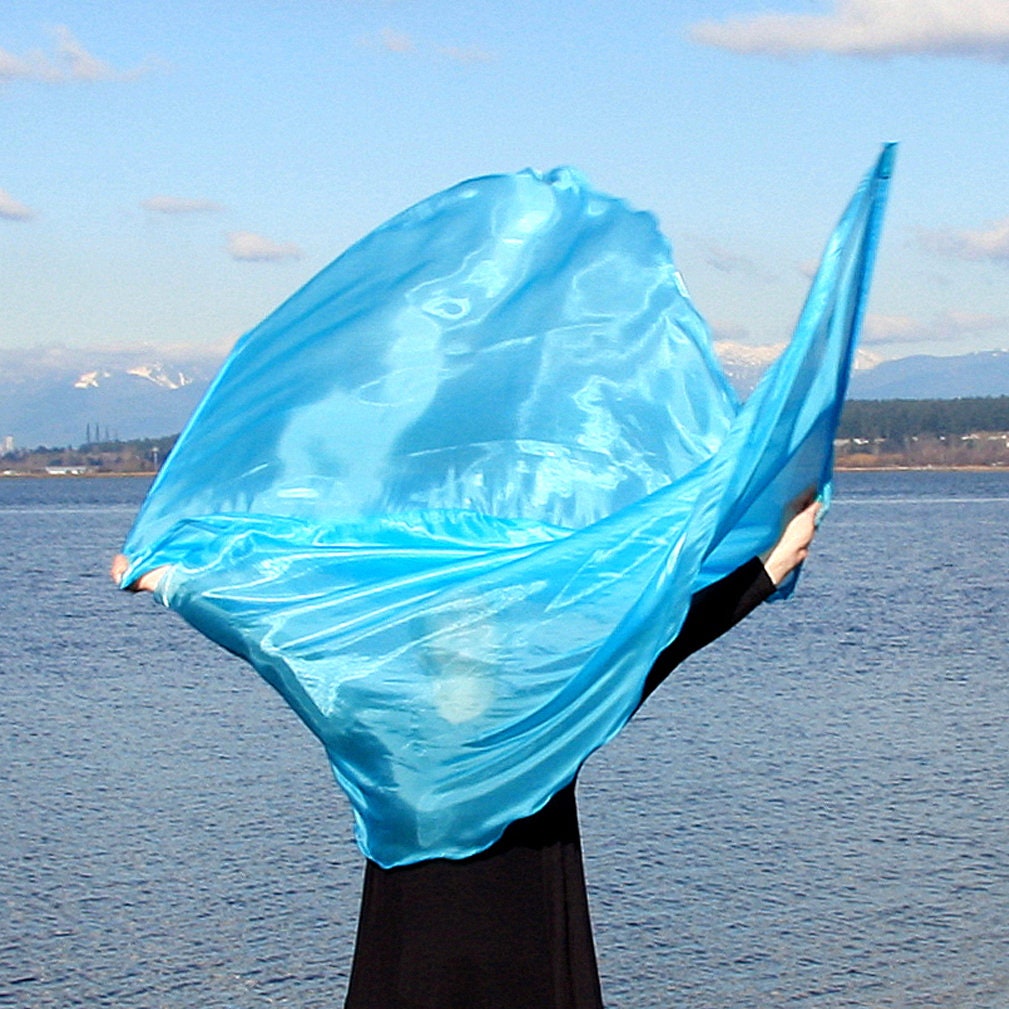 LIGHT BLUE SHIMMER Worship Flags / Catch the Fire Worship Flags ...