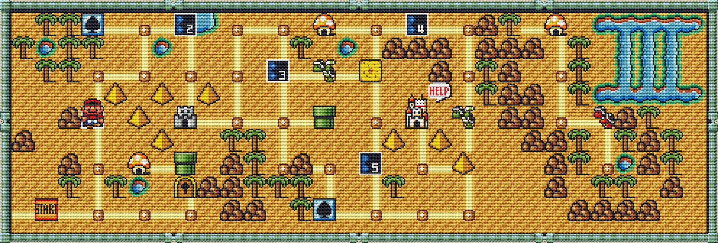 Super Mario World 2 Map