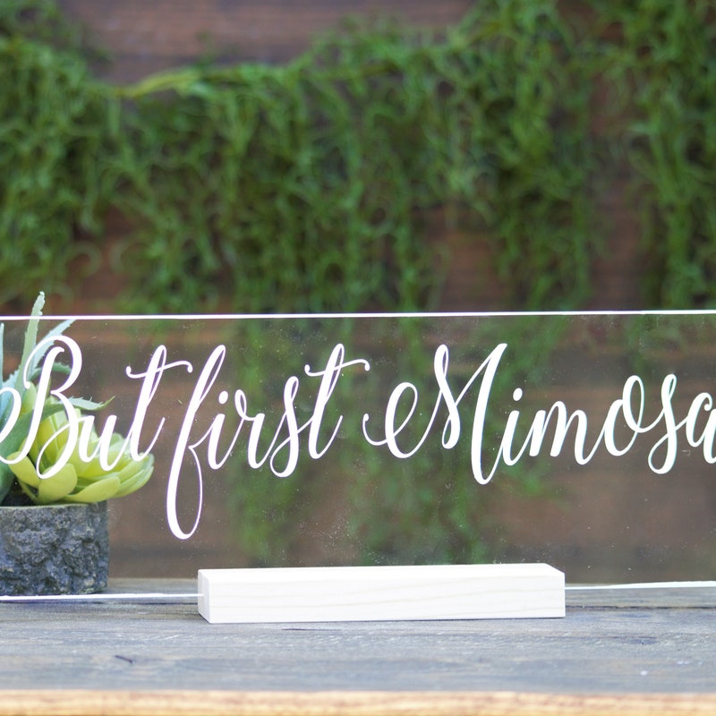 But First Mimosas Sign - Etsy