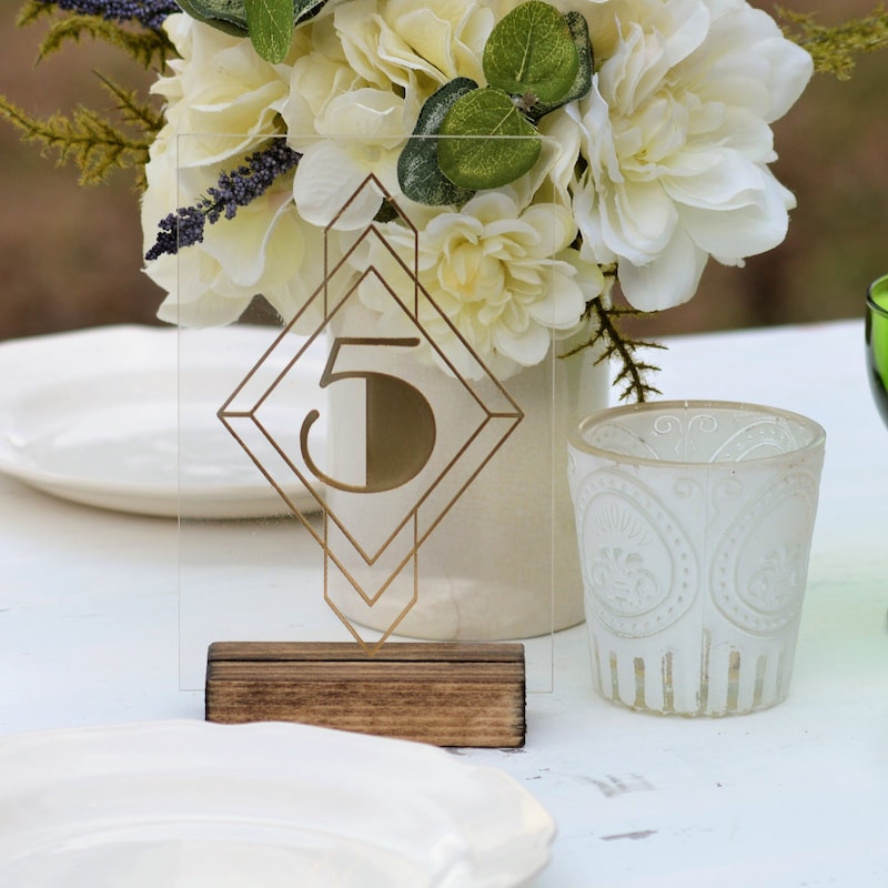 Copper Table Numbers - Etsy