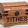 Church Offering Box, Tithe Box, Church Collection Box With Lock Option ...