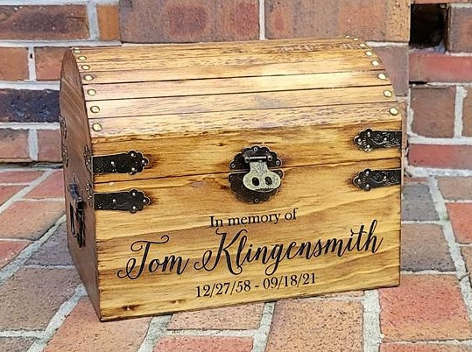 Celebration of Life Keepsake Box in Loving Memory Card Box Memorial ...