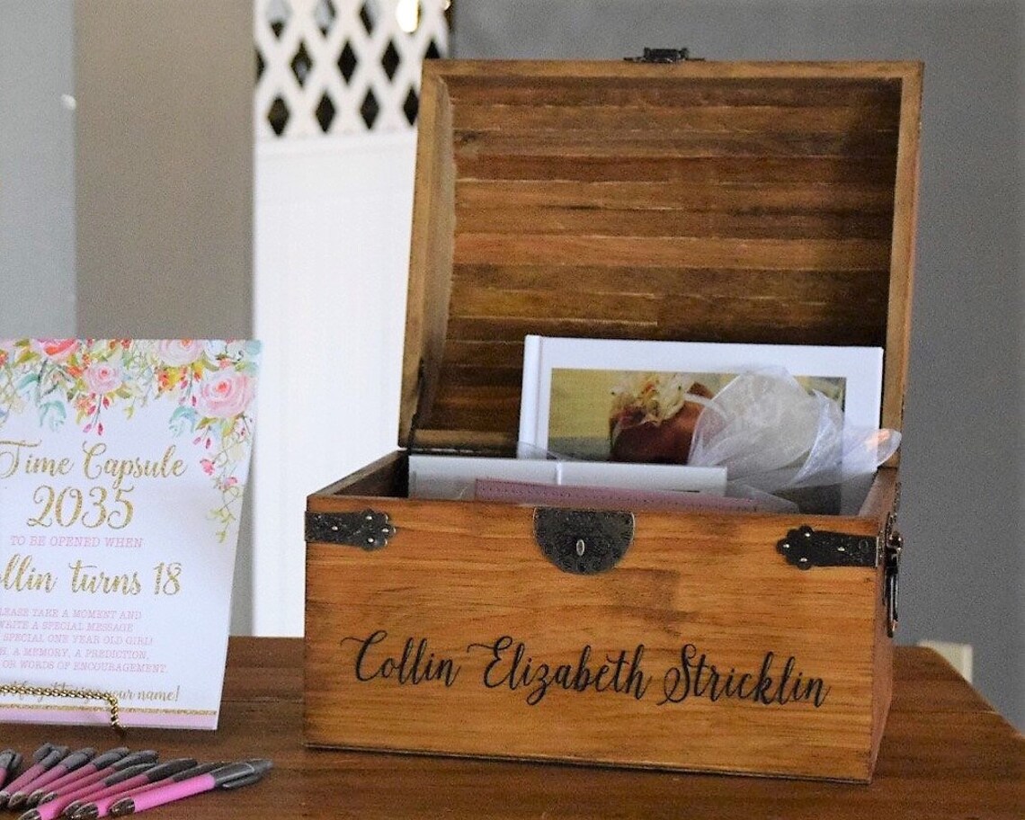 Baby Time Capsule 1st Birthday First Birthday Baby Keepsake - Etsy