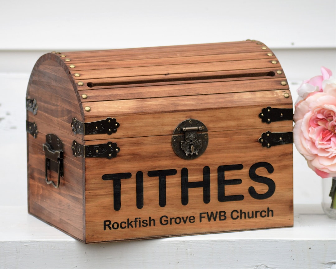 Church Offering Box, Tithe Box, Church Collection Box With Lock Option ...