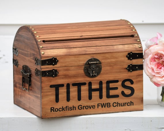 Church Offering Box Tithe Box Church Collection Box With - Etsy