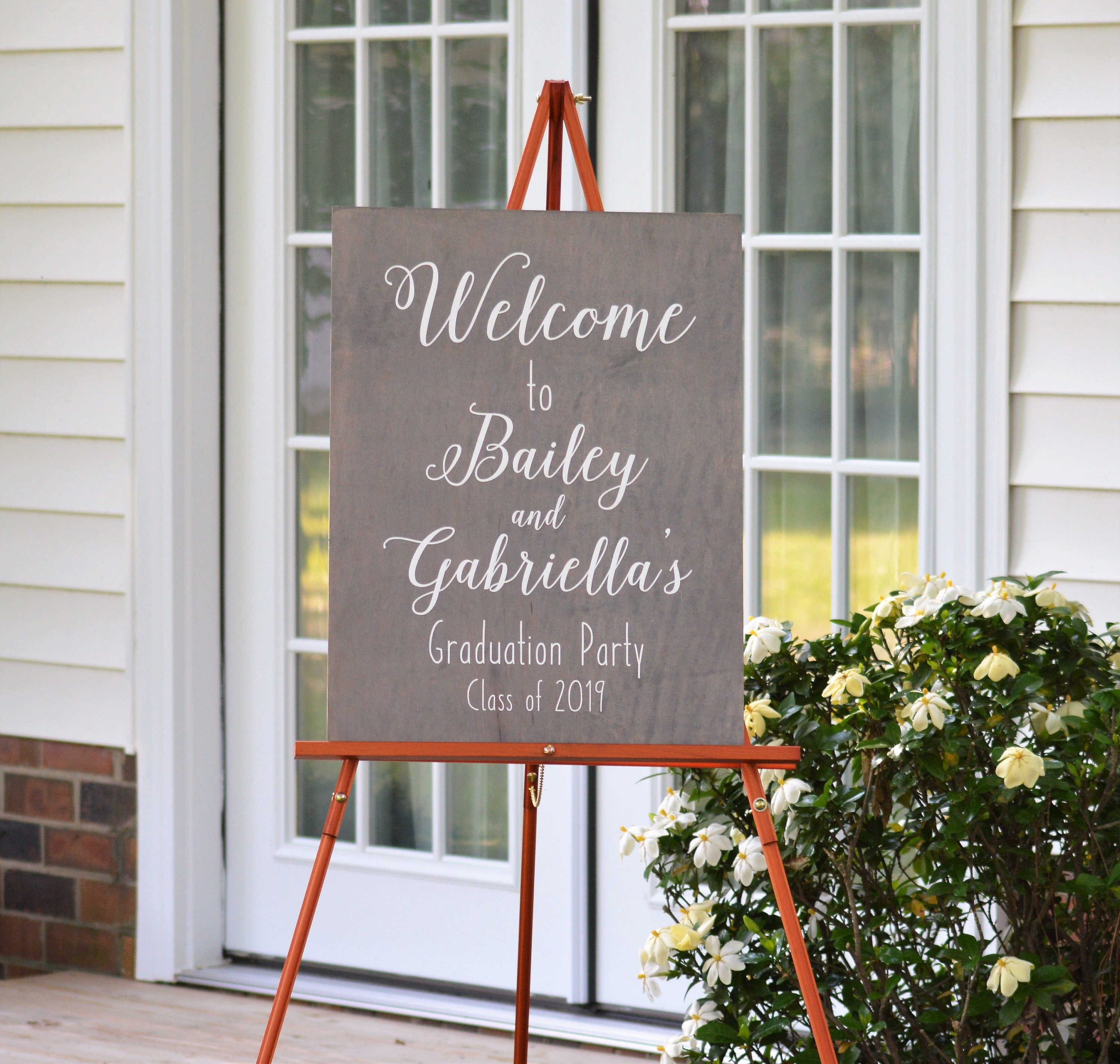 Graduation Party Decorations Class of 2019 Personalized Graduation Sign ...