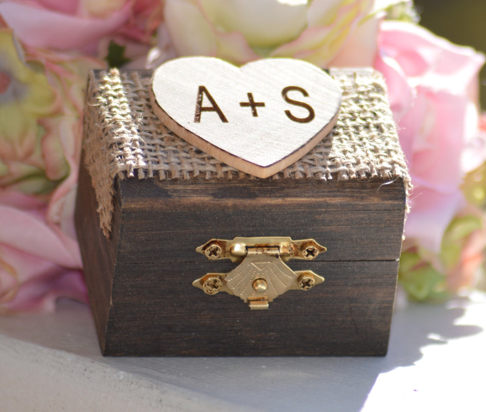 Rustic Engagement Ring Box, Will You Marry Me Ring Box, Wood Ring Box ...