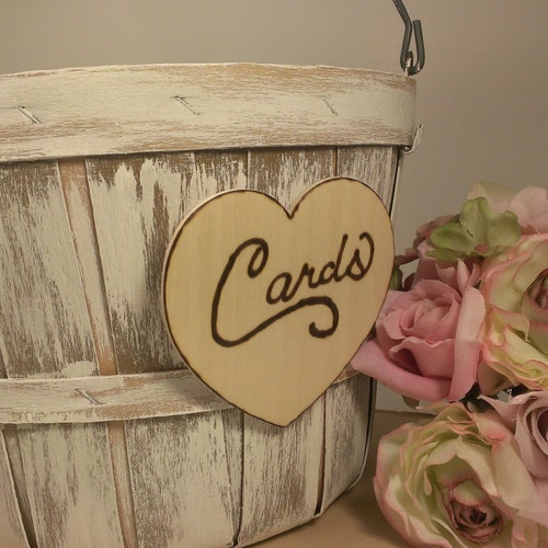 Rustic Card Basket Country Wedding Basket Rustic Wedding - Etsy