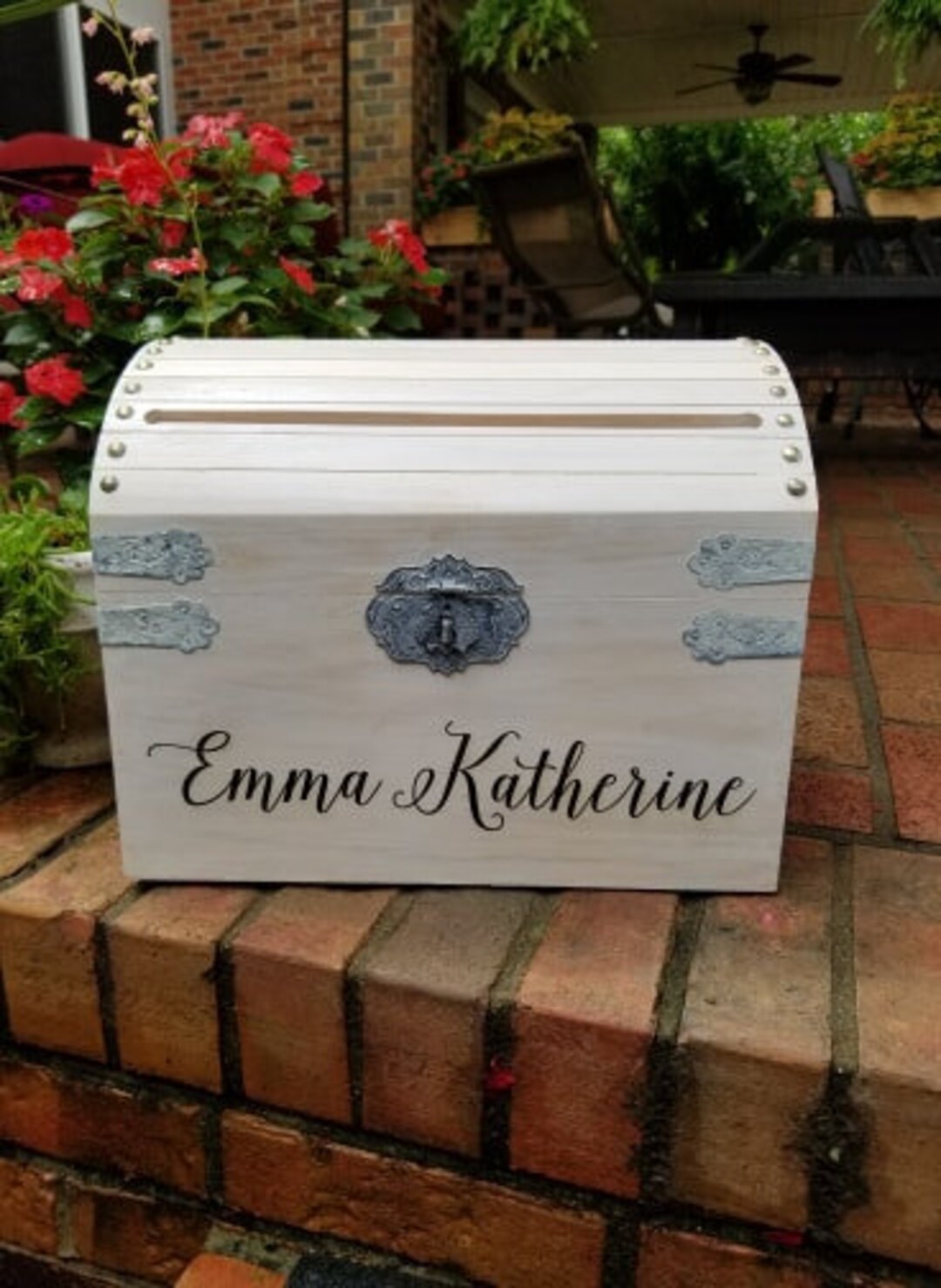 White Card Box With Lock Option Wedding Card Holder Wedding Gift Card ...