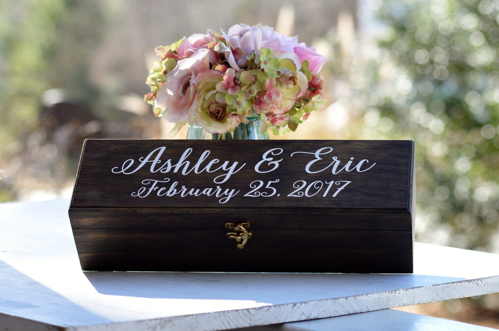 Personalized Wine Box Wedding Wine Box Ceremony Wine Bottle | Etsy
