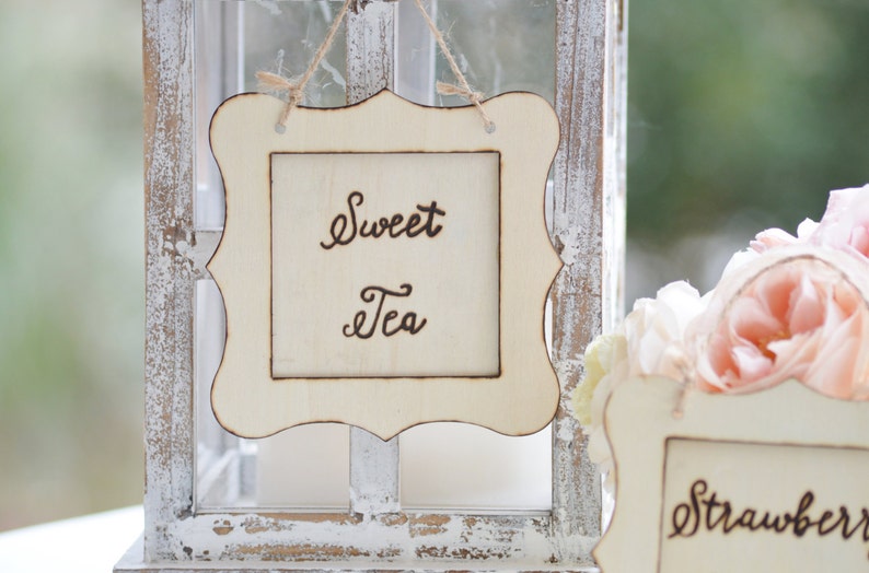 Tea Sign Signature Drink Sign Beverage Sign Wedding Buffet - Etsy