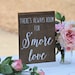 Smores Bar Sign Wooden Wedding Sign for Reception S'mores Bar Smore ...